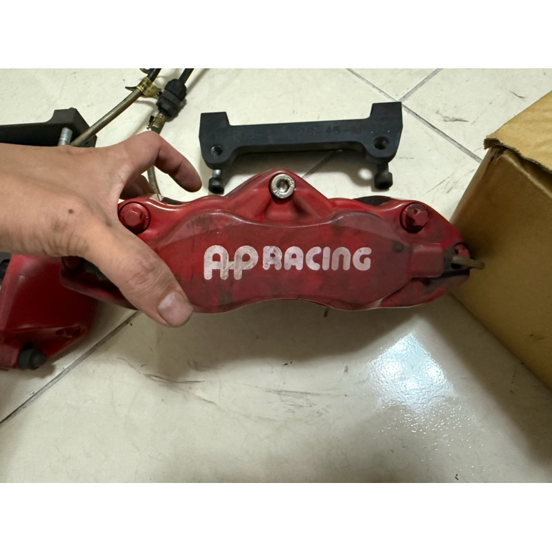 AP Cp-9200二手卡鉗（含金屬油管、碟盤、來令片），原本是4.5代 RAV4使用拆下，彰化和美面交 | 蝦皮購物