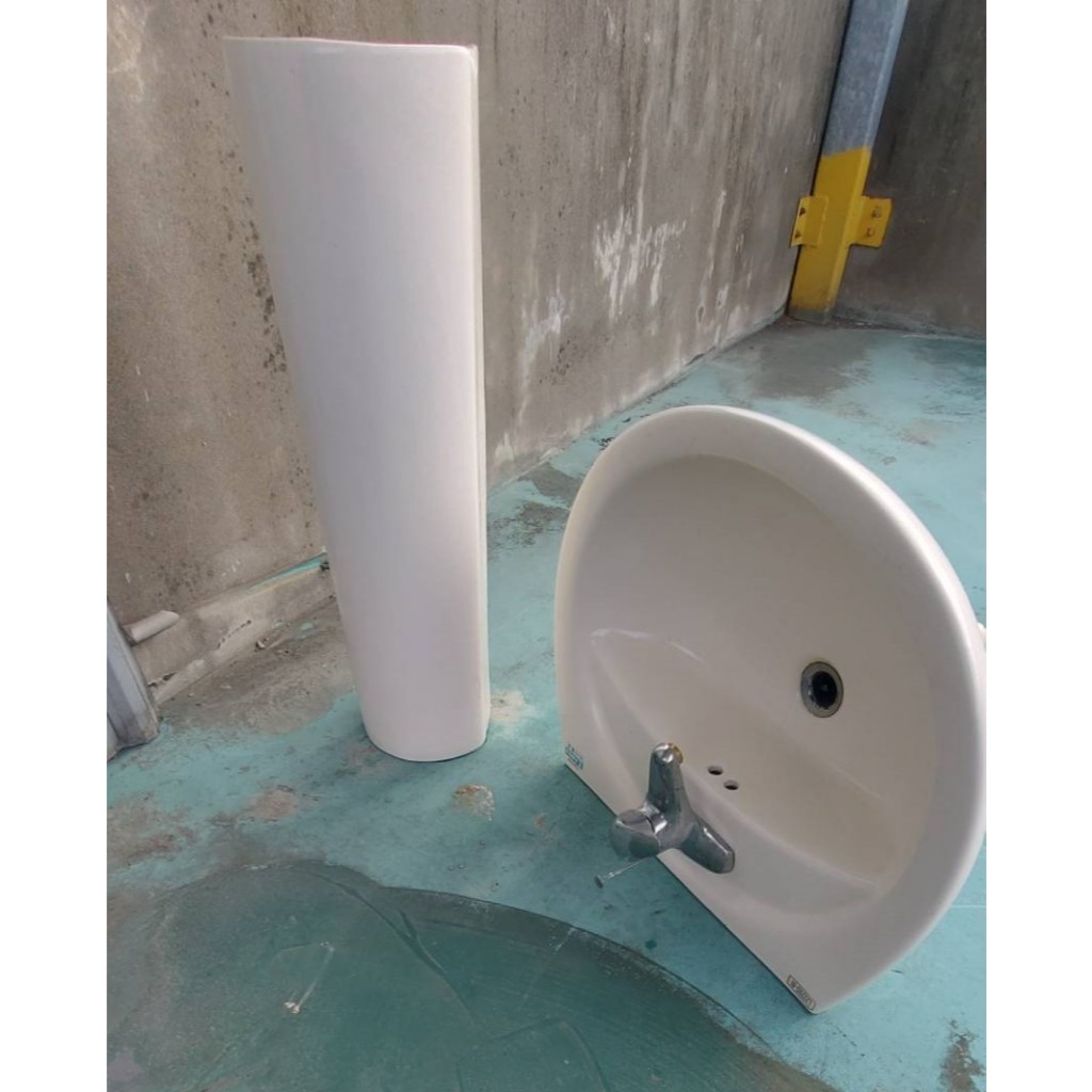 凱薩 衛浴設備 洗臉盆 臉盆瓷腳組L2220D-B1,P2437-B1 | 蝦皮購物