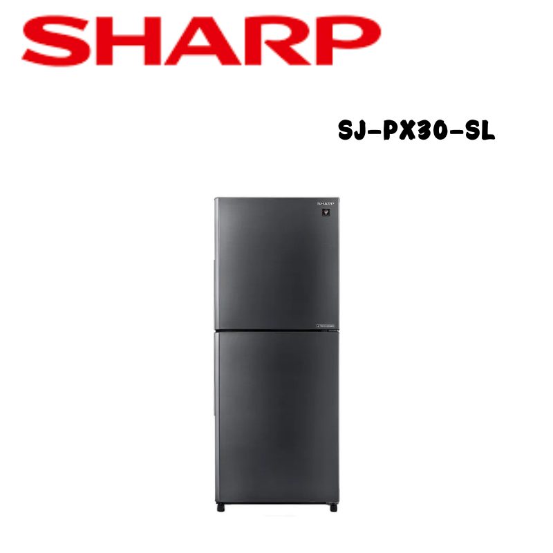 聊聊最便宜 全台配裝 全新未拆箱 SJ-PX30-SL【SHARP 夏普】300公升除菌雙門變頻冰箱 | 蝦皮購物
