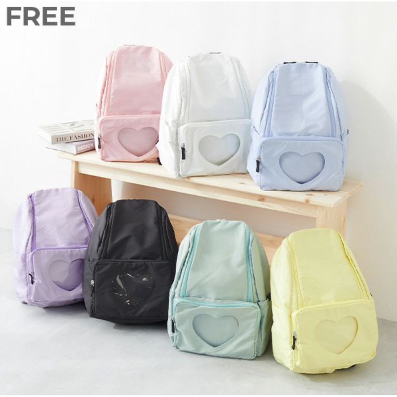 🇯🇵日本代購🍀devirock║預購商品║後背包║女孩後背包║透明口袋女孩背包║日本正品代購║外出後背包 | 蝦皮購物