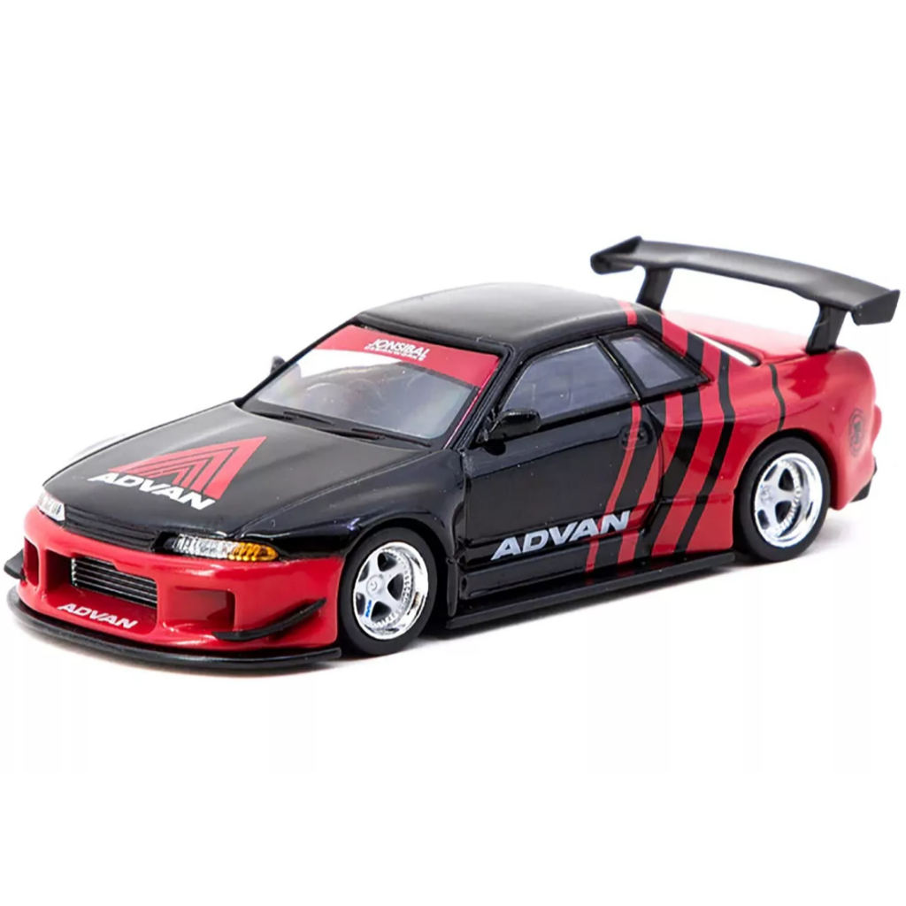 TARMAC WORKS 1/64 日產 Nissan Skyline GT-R R32 Widebody ADVAN | 蝦皮購物