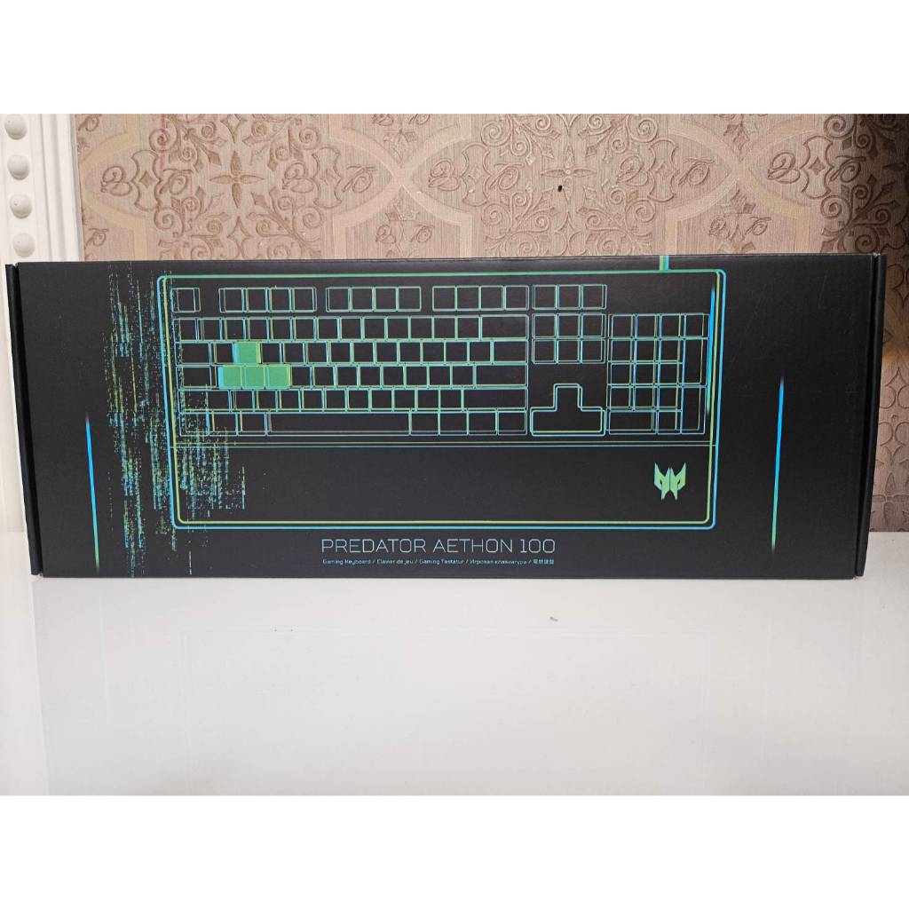 全新未拆限時免運 - ACER 宏碁 PREDATOR AETHON 100有線電競鍵盤(英刻)附中文繁體鍵盤貼膜 | 蝦皮購物