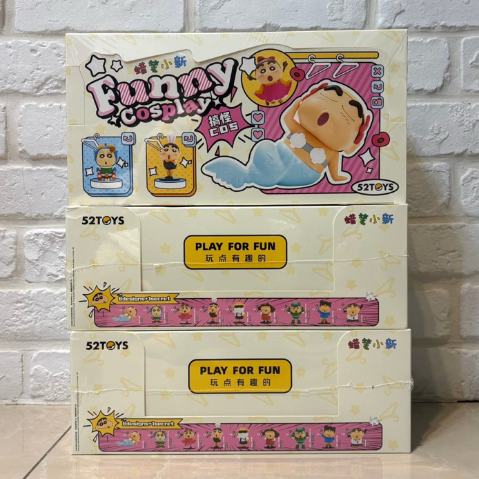 現貨 招財喵 52TOYS 蠟筆小新 搞怪 COS 全8種 盒玩 盲盒 funny cosplay 搞怪cos | 蝦皮購物