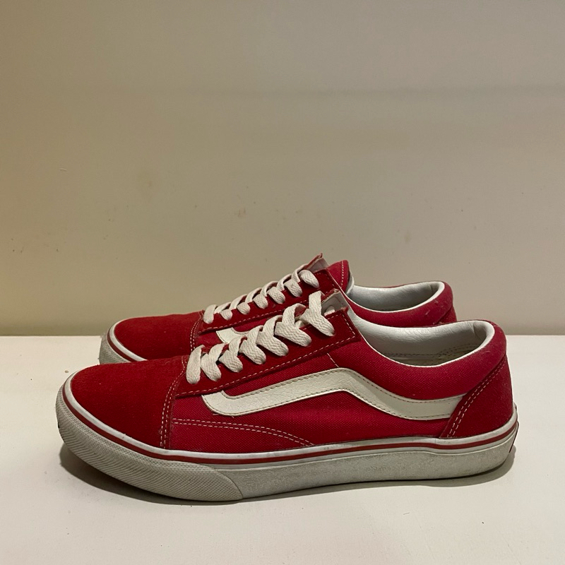VANS OLD SKOOL RED(26cm) | 蝦皮購物