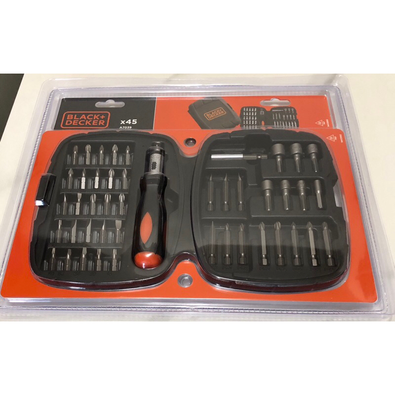 Black&Decker 45件起子 工具組_A7039-XJ【全新】 | 蝦皮購物