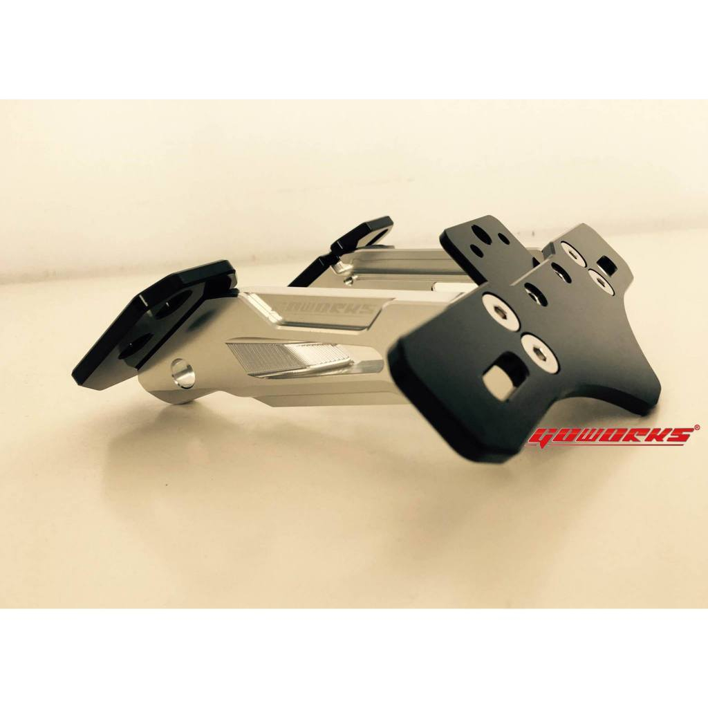 GOWORKS FORCE 155 1.0 1代 一代 鋁合金 後牌架 大牌架 翹牌架 短牌架 大牌 車牌 上移 牌架 | 蝦皮購物