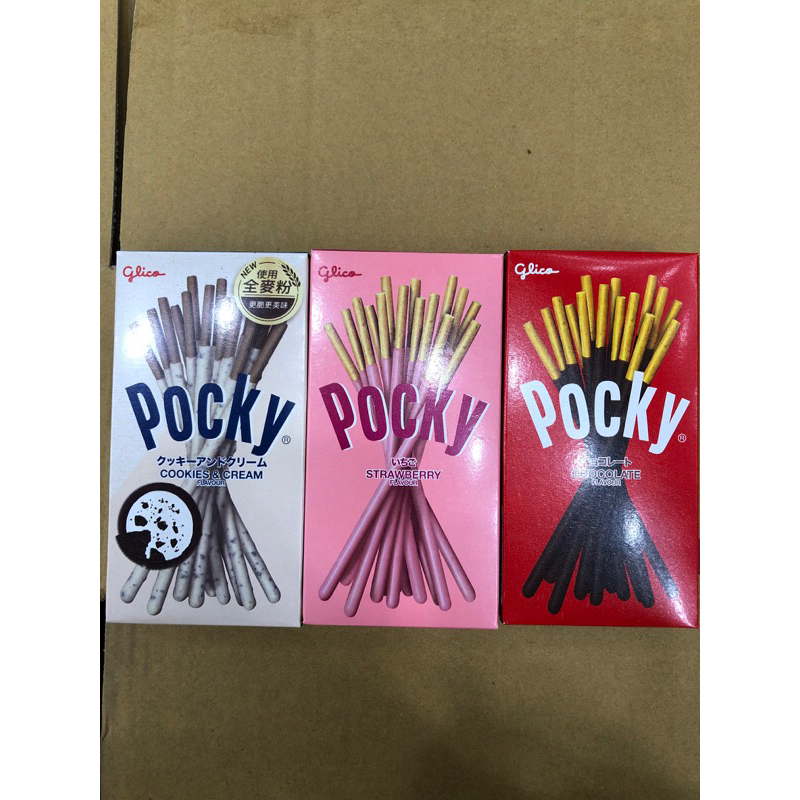 Pocky百奇牛奶餅乾棒/草莓棒/巧克力棒40g | 蝦皮購物