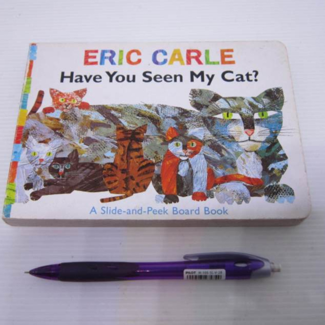 「二手書」艾瑞 卡爾 Have you seen my cat? Eric Carle 硬皮 | 蝦皮購物