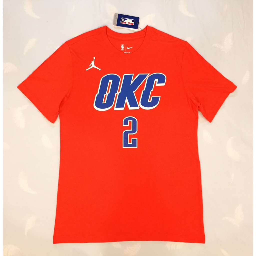 (唯一一件) Nike NBA 雷霆 Gilgeous-Alexander 24/25 宣告版 背號短T (Sz. M) | 蝦皮購物