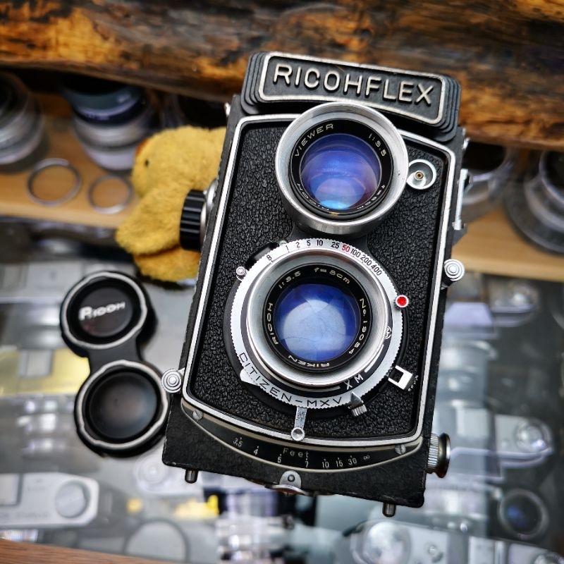 高階經典銘機 Ricohflex 高階款Ricoh TLR 雙眼相機 中片幅6x6 120底片TLR | 蝦皮購物