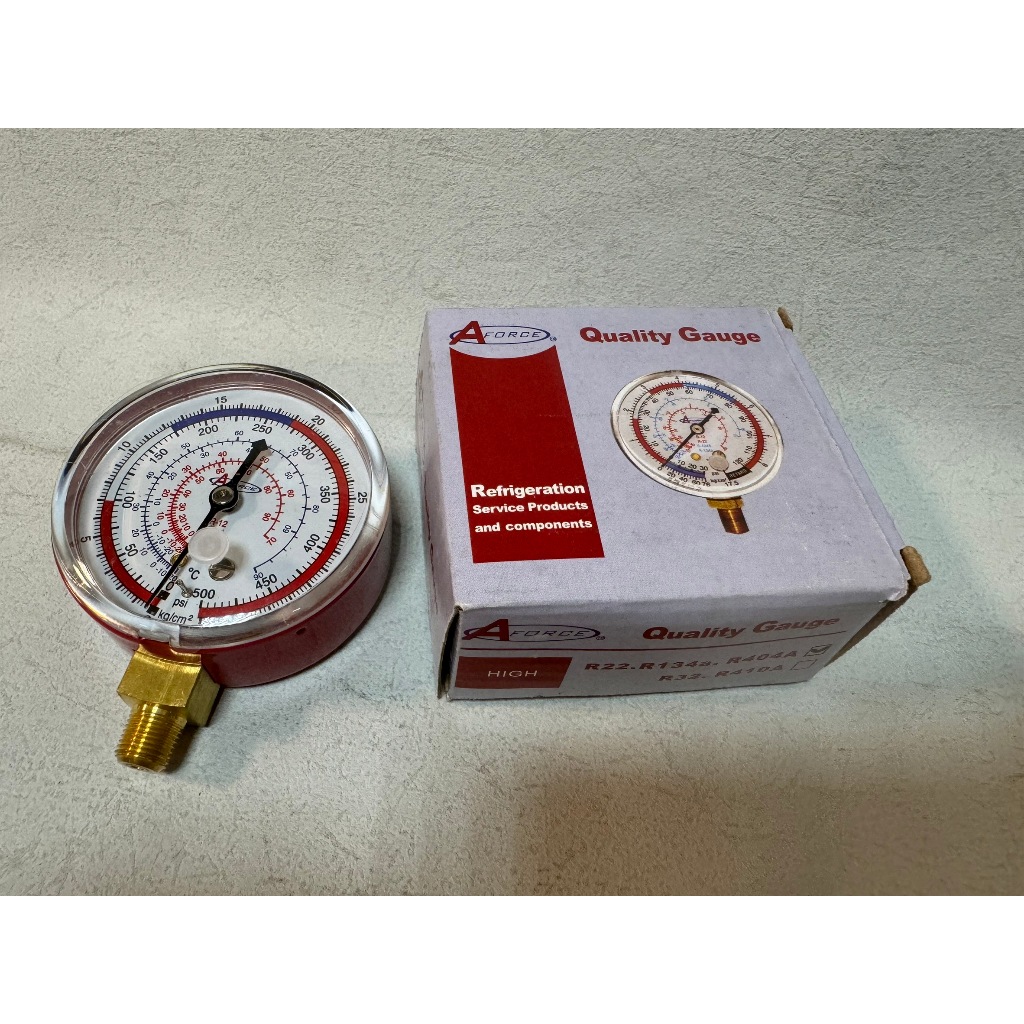 現貨🔥含稅🔥台製高壓冷媒單表頭 R12 R22 R404 R134 冷媒 壓力表 單錶頭 | 蝦皮購物