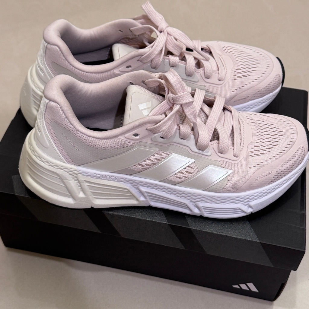 adidas 愛迪達 QUESTAR 2 W 慢跑鞋 運動鞋 跑鞋 女運動鞋 女慢跑鞋 輕量 IE8120 女鞋 淺粉 | 蝦皮購物