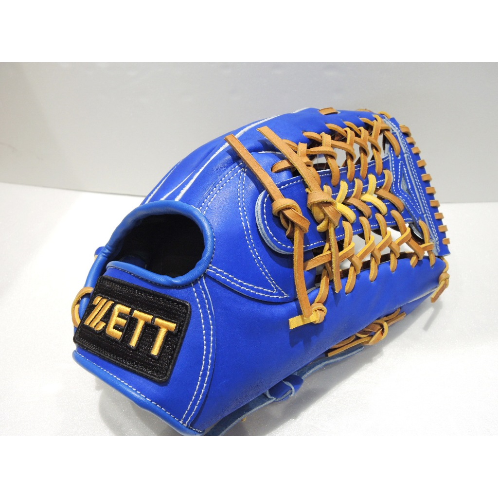 ~軟式M/J BALL專用~ZETT 棒壘球 野手手套 外網檔 13" (BPGT-80538) 寶藍 | 蝦皮購物
