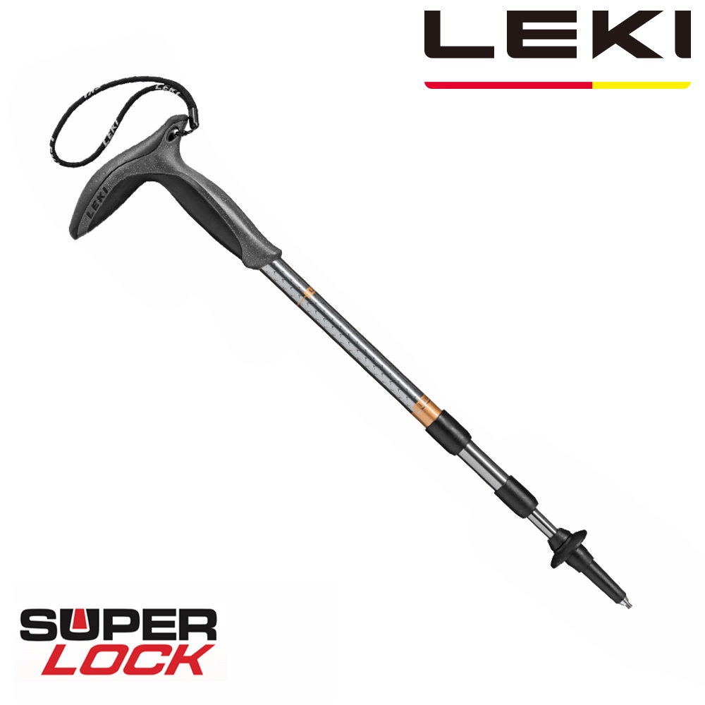 [阿爾卑斯戶外] LEKI 德國 Super MICRO 橡膠T字把鋁合金旋轉健走杖含原廠橡膠頭 65320801 | 蝦皮購物