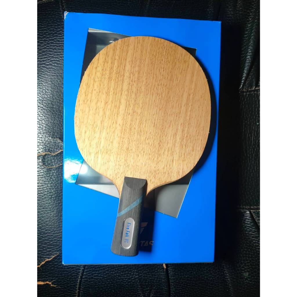 VICTAS Fire Fall VC 5木2碳內置 類似張本智和 中國式直拍 中直 桌球拍 | 蝦皮購物