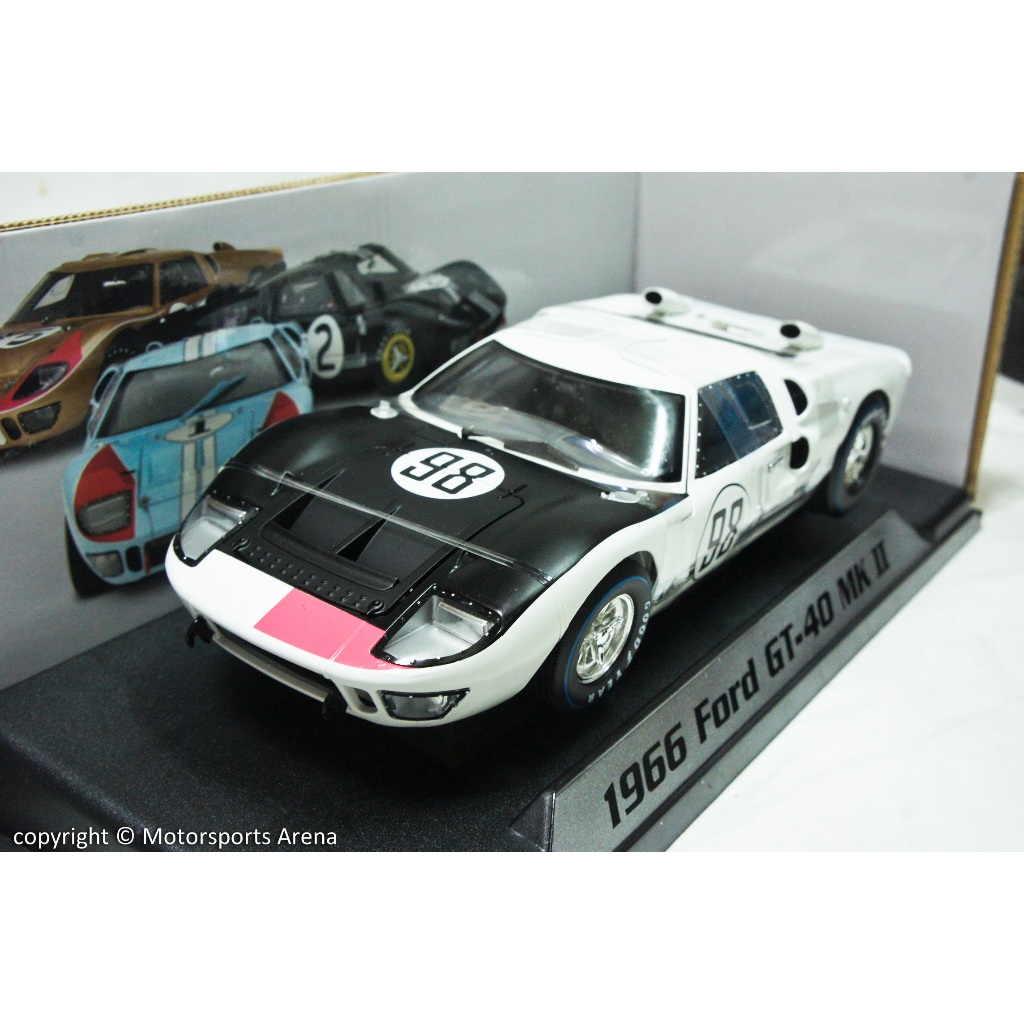 【現貨特價】賽道狂人 1:18 Shelby Ford GT40 MK 2 #98 Daytona 1966 Miles | 蝦皮購物