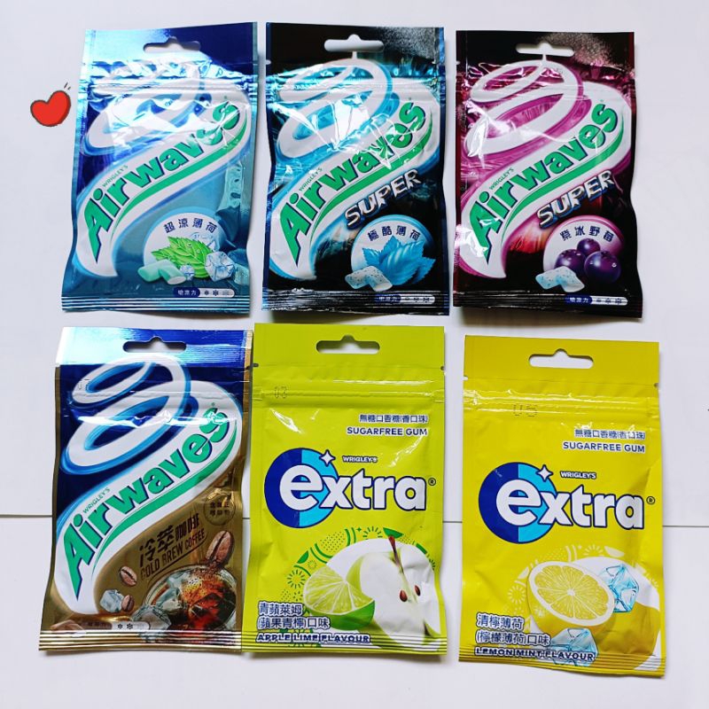 滿額免運🥇優惠價 Airwaves口香糖 酷爽薄荷 超涼薄荷 冷萃咖啡 extra口香糖 | 蝦皮購物