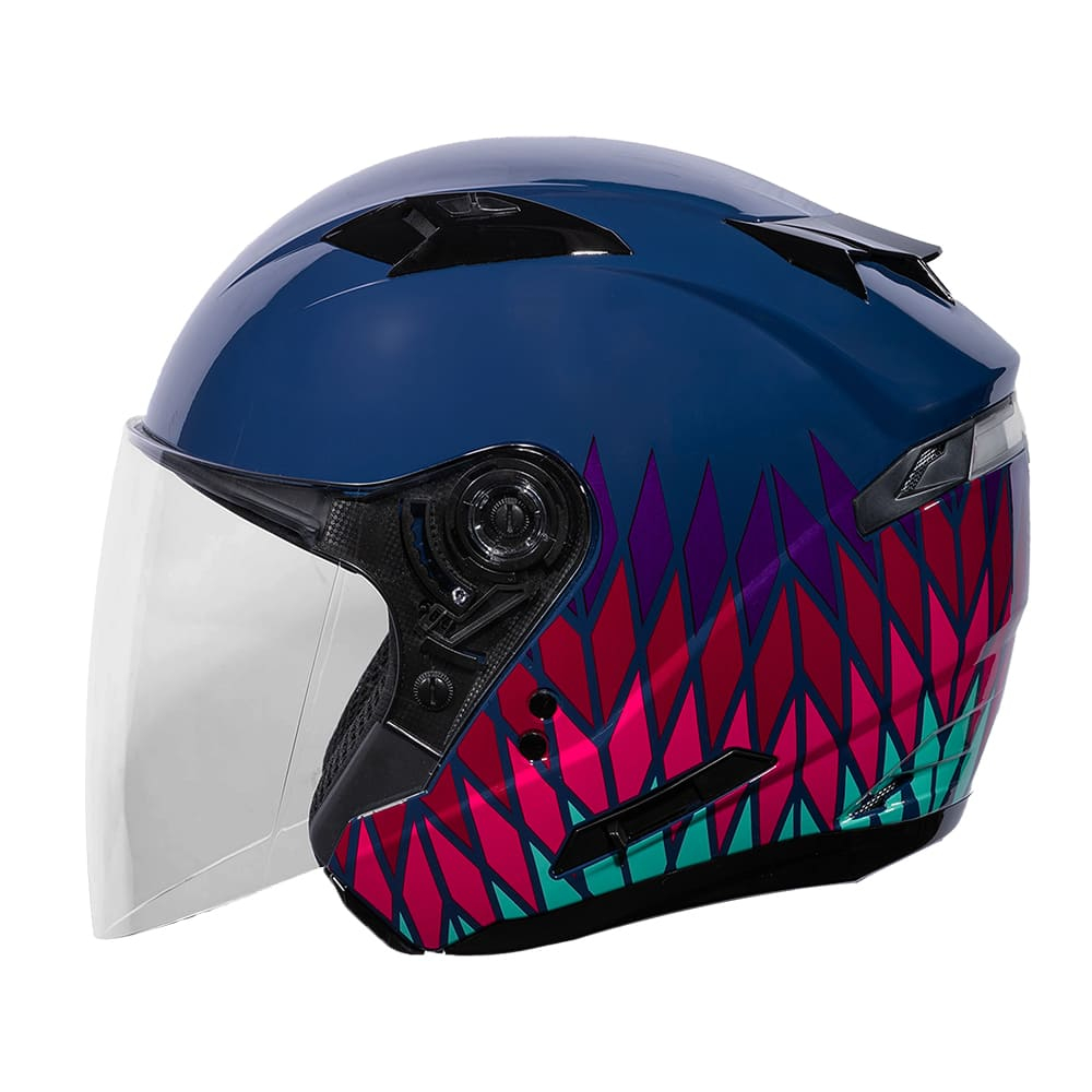 【SOL Helmets】GMAX OF-77開放式安全帽 (夜曲_藍/粉) ｜ SOL安全帽官方商城 | 蝦皮購物