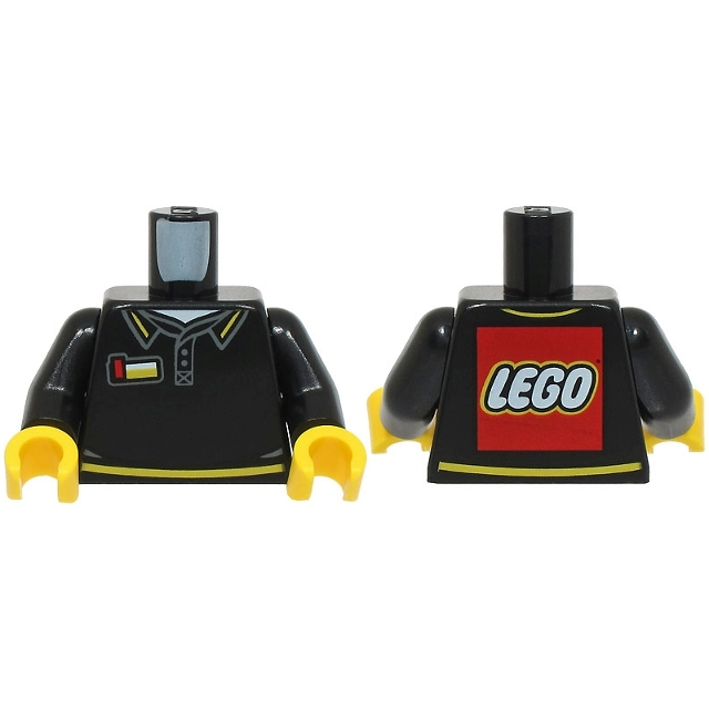【樂高大補帖】LEGO 樂高 黑色 樂高店員 專賣店 LCS Logo【973pb2850c01/40178】 | 蝦皮購物