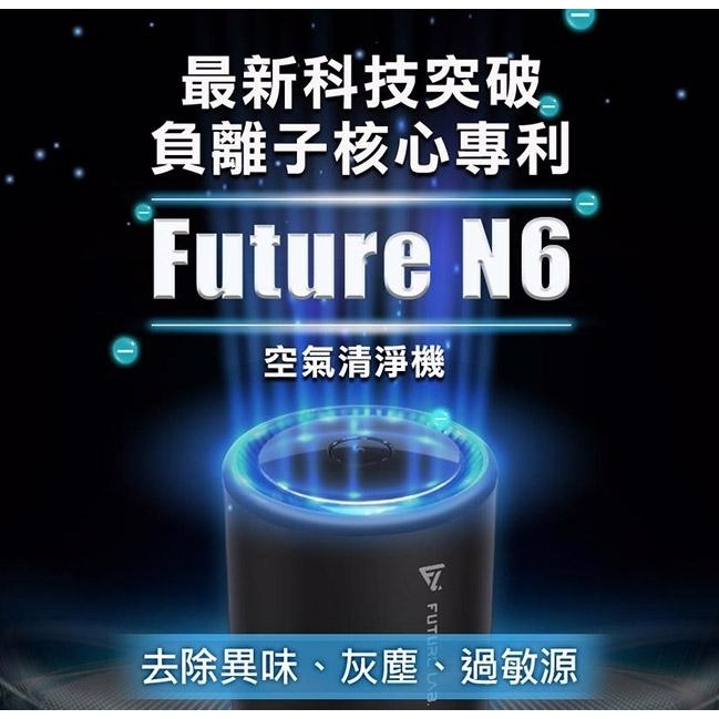 原價1490 全新現貨有發票 Future Lab. 未來實驗室 負離子空氣清淨機 N6 | 蝦皮購物
