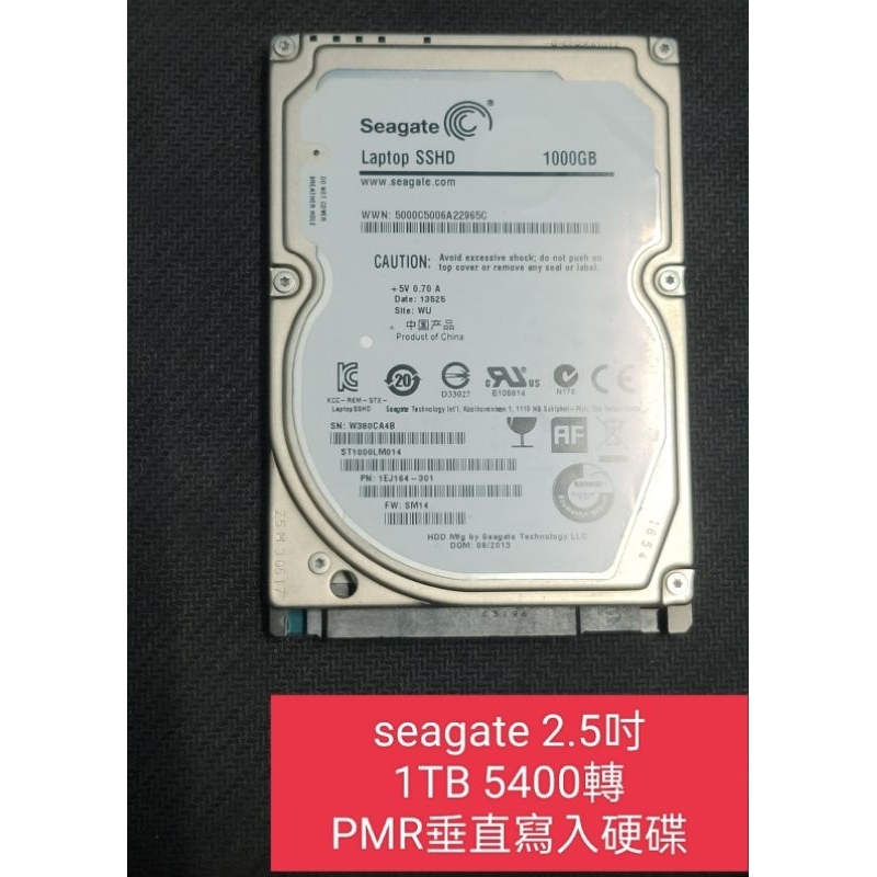 無壞軌~seagate 1TB 2.5吋 5400轉 PMR垂直寫入硬碟 筆電 | 蝦皮購物