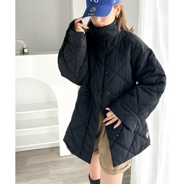 日本帶回 Classical Elf 聯名 JAVA 大人的休閒感！立領 絎縫 舖棉外套 大衣 黑 ¥7,999 | 蝦皮購物