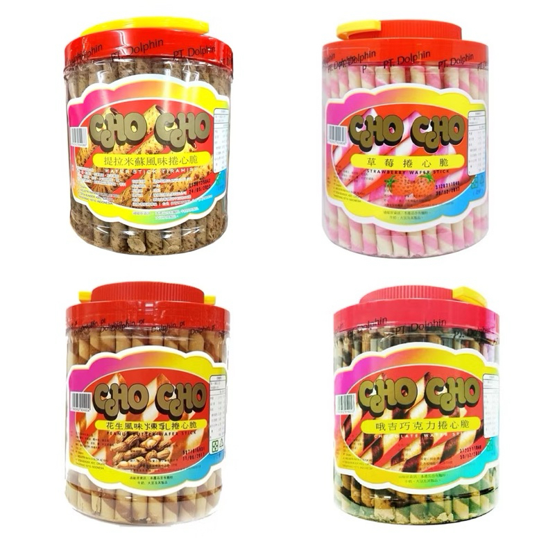 🇮🇩印尼 CHO CHO Wafer Stick 捲心脆 700g (罐) | 蝦皮購物