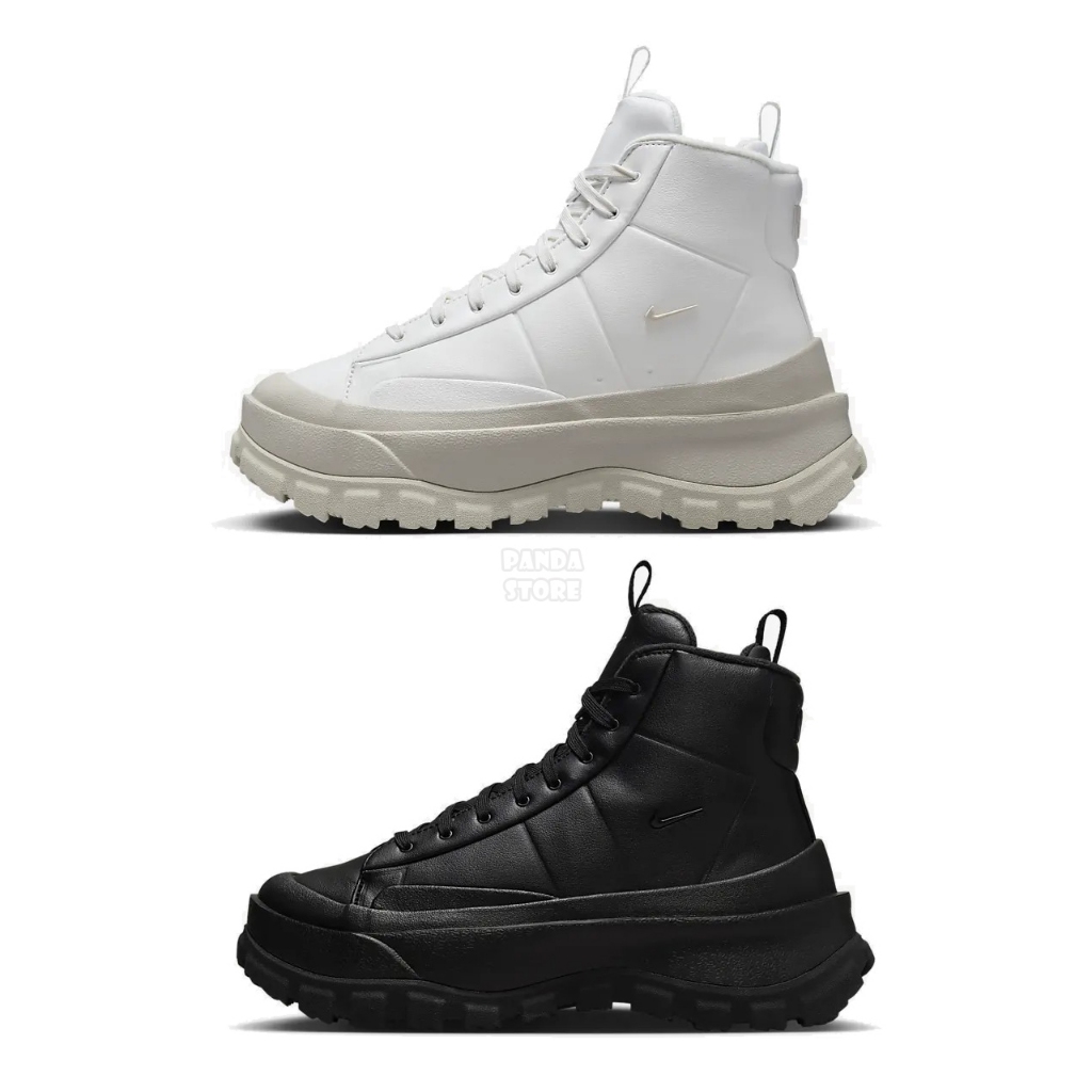 胖達）NIKE BLAZER MID ROAM 厚底 中筒 休閒鞋 FQ9065-002 黑 100 白 女鞋 | 蝦皮購物