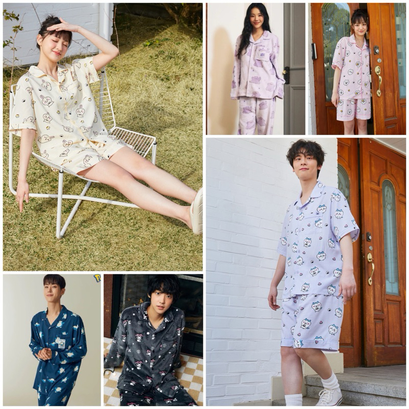現貨特價 SPAO 聯名睡衣 吉伊卡哇/百變怪/loopy/Muzik tiger/寶可夢 長袖睡衣 短袖睡衣 韓國代購 | 蝦皮購物