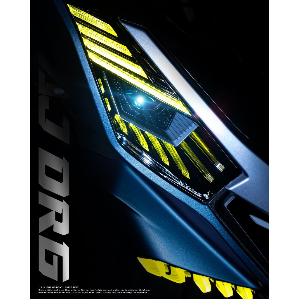 ⚇兵工廠⚇ AJ DRG 大燈 日行燈 方向燈 LED 惡魔眼 流水 KEYLESS 一代 龍 158 鎖頭 驗車模式 | 蝦皮購物
