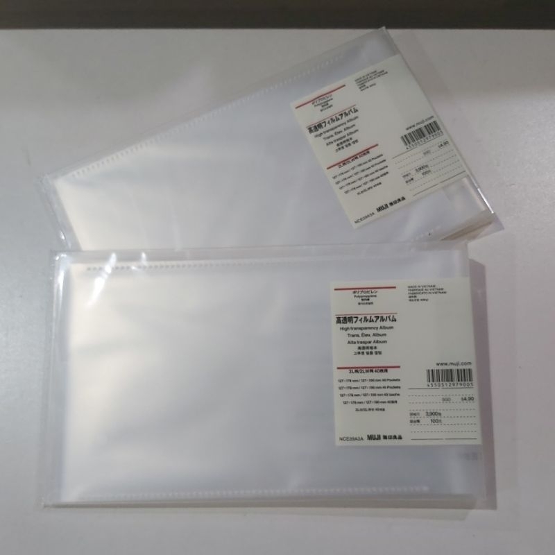 無印良品 高透明相冊 相簿 2L判 2LW判 40 日本 | 蝦皮購物