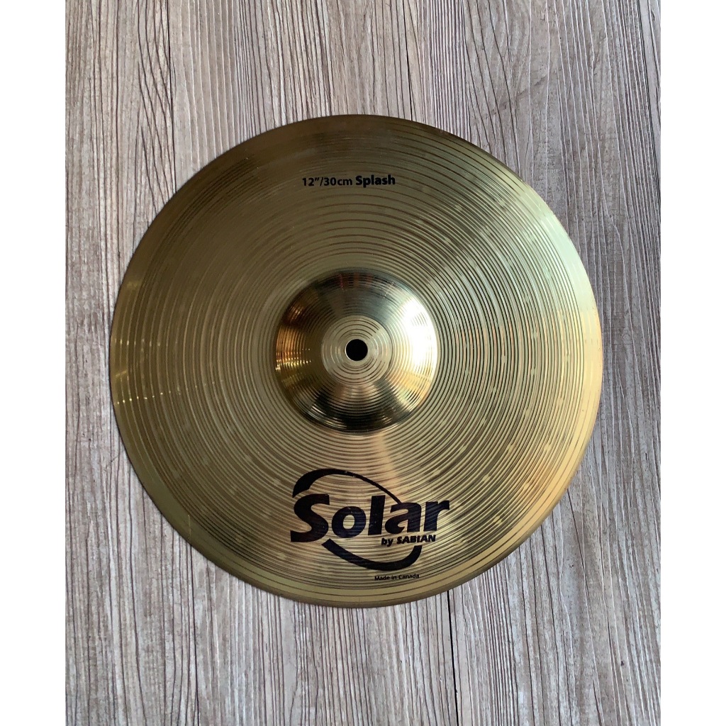 ＊雅典樂器世界＊極品 全新 爵士鼓 銅鈸 SABIAN Solar Splash 12吋 | 蝦皮購物