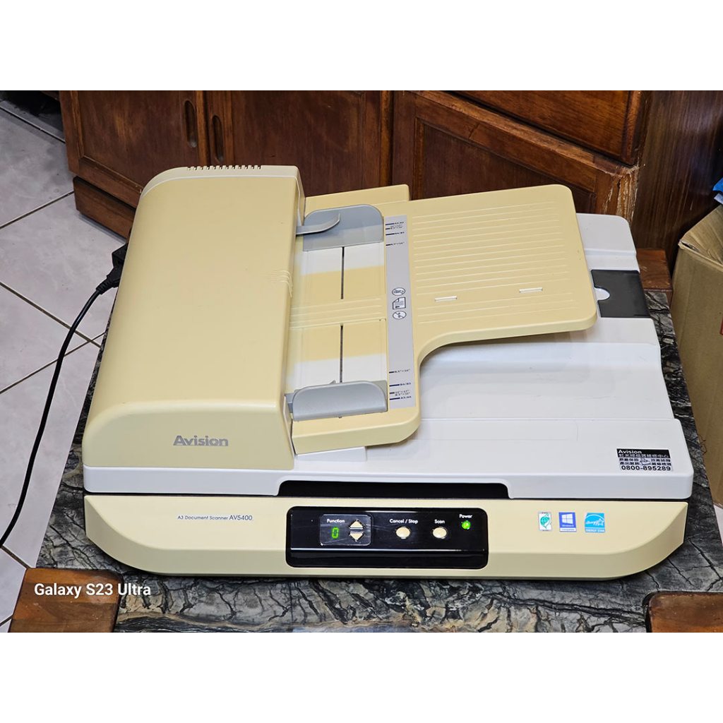年終便宜賣!!二手虹光AVISION AV5400 A3饋紙及平台式雙面掃瞄器 | 蝦皮購物