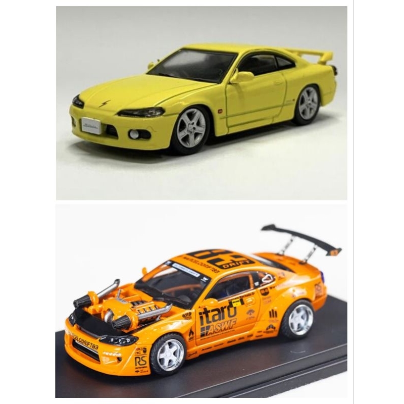 1/64 Nissan Silvia S15 S14 可換輪改裝 DM BMC聯名 sil80 | 蝦皮購物