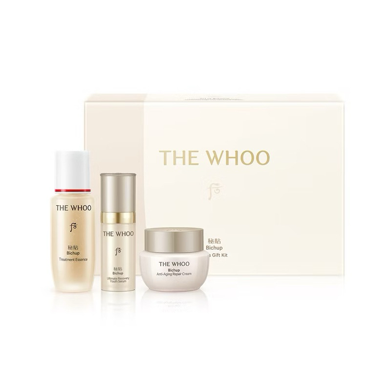 【WHOO 后】重生秘帖NAD珍藏3件組（秘帖循環精華15ml+重生秘帖10 ml+秘帖光澤霜10ml） | 蝦皮購物