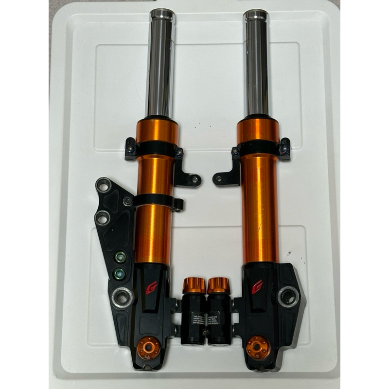 售GJMS FF3前叉/前避震 含對四260卡鉗座（勁戰二代三代通用）（勁戰一代需改33芯三角台 | 蝦皮購物