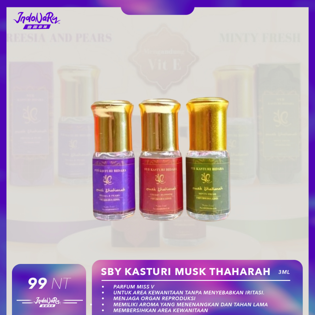 SYB KASTURI BIDARA MUSK THAHARAH 3ml | 蝦皮購物