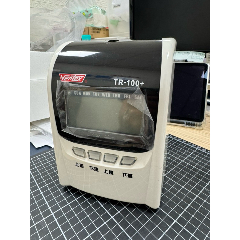 VERTEX 世尚 當二手賣 四欄位點陣式打卡鐘 送卡片100張TR-100+ 這台很新展示用 | 蝦皮購物
