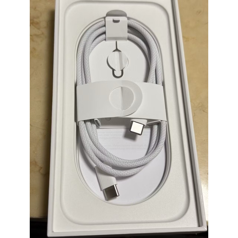 原廠 iphone 16 pro type -c to type-c 全新編織原廠usb 3傳輸線 最後一條 | 蝦皮購物