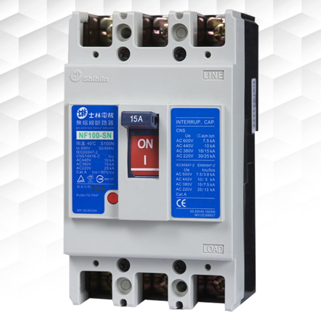 士林電機 MCCB/無熔絲斷路器 NF100-SN 2P/3P 10.15.20.30.40.50.60.75.100A | 蝦皮購物
