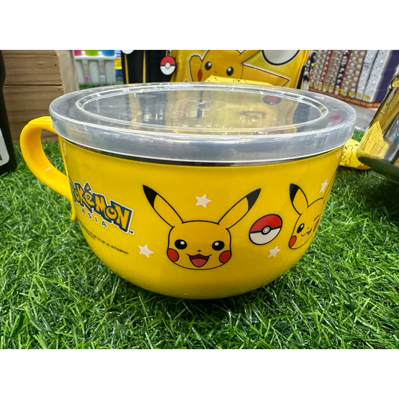 （正版現貨）Pokemon 寶可夢 皮卡丘圖案、卡比獸圖案、不銹鋼泡麵碗950ml,304不銹鋼 | 蝦皮購物