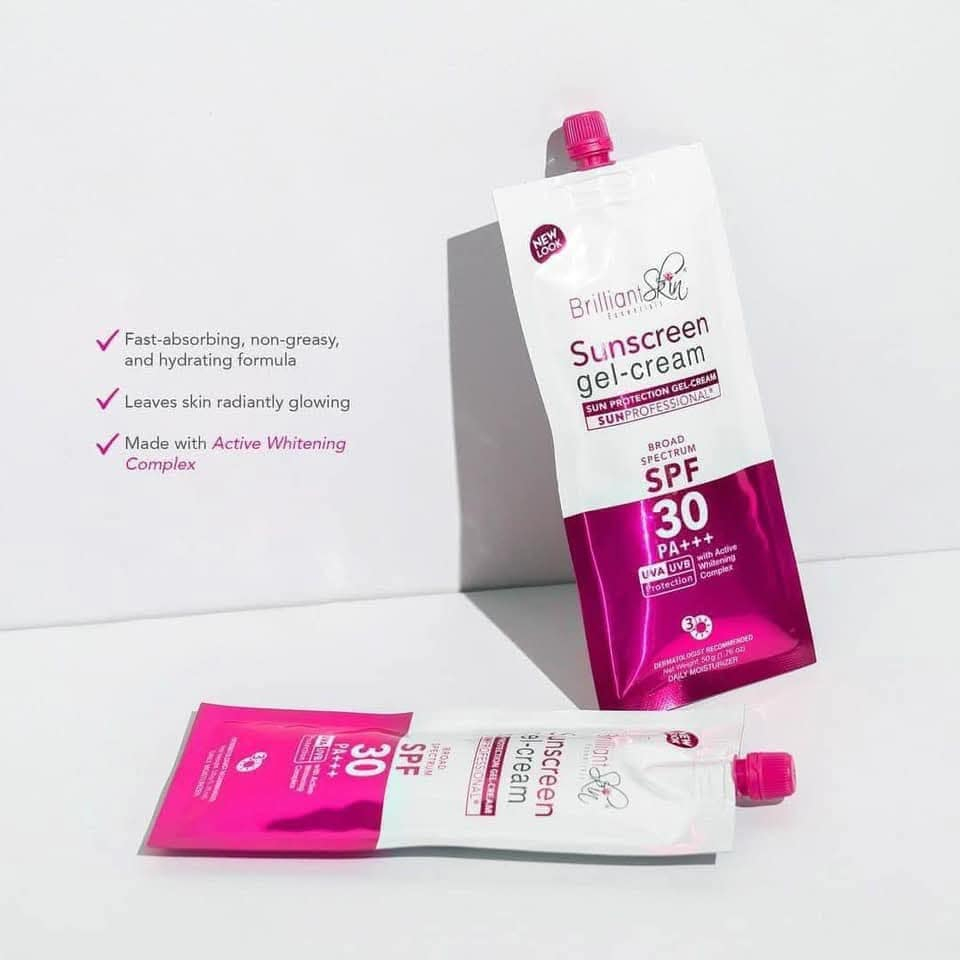 Brilliant Suncreen Gel-Cream 50g, 13g (New Packaging) | 蝦皮購物
