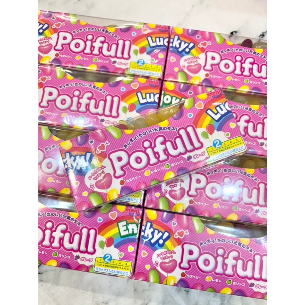 ☆新品現貨區2412☆meiji 明治 Poifull 彩虹水果糖盒 綜合水果 風味 | 蝦皮購物