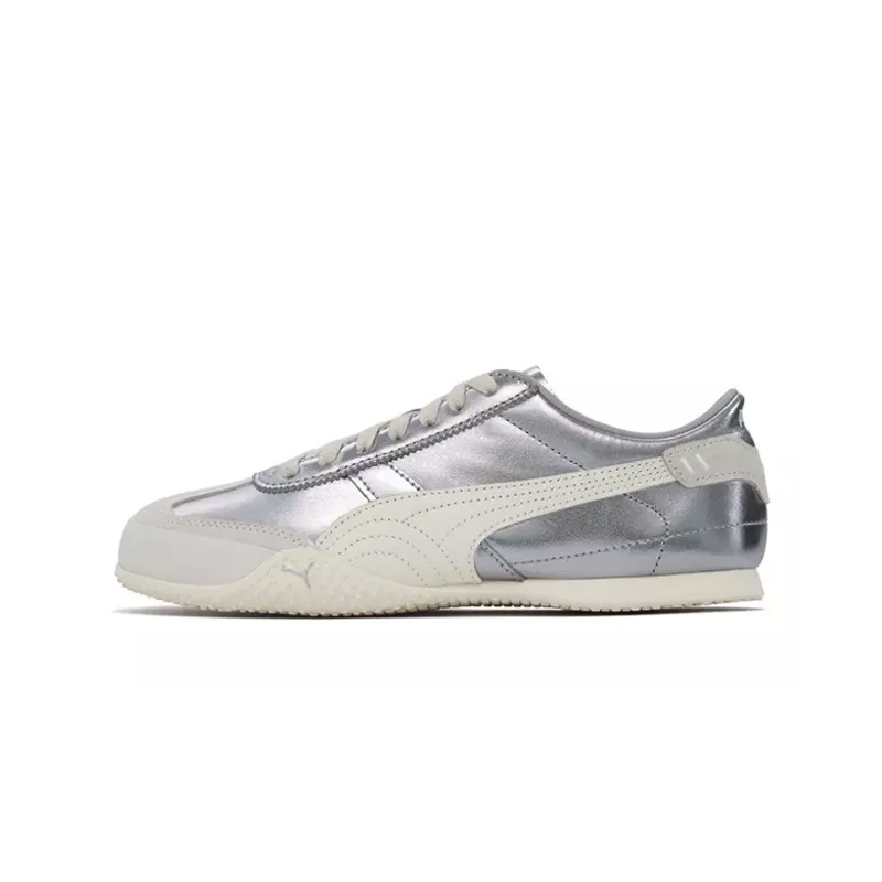 PUMA Bella UT Leather "Silver White" 復古薄底 銀白 女鞋 40218606 現貨 | 蝦皮購物