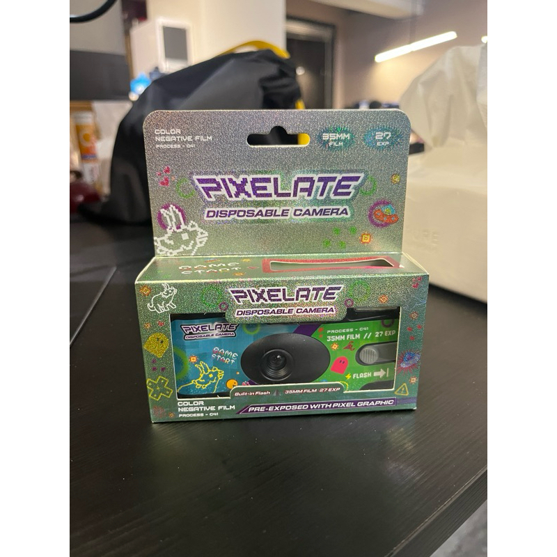 PIXELATE DISPOSABLE CAMERA 像素效果27張一次性底片相機 免運 | 蝦皮購物