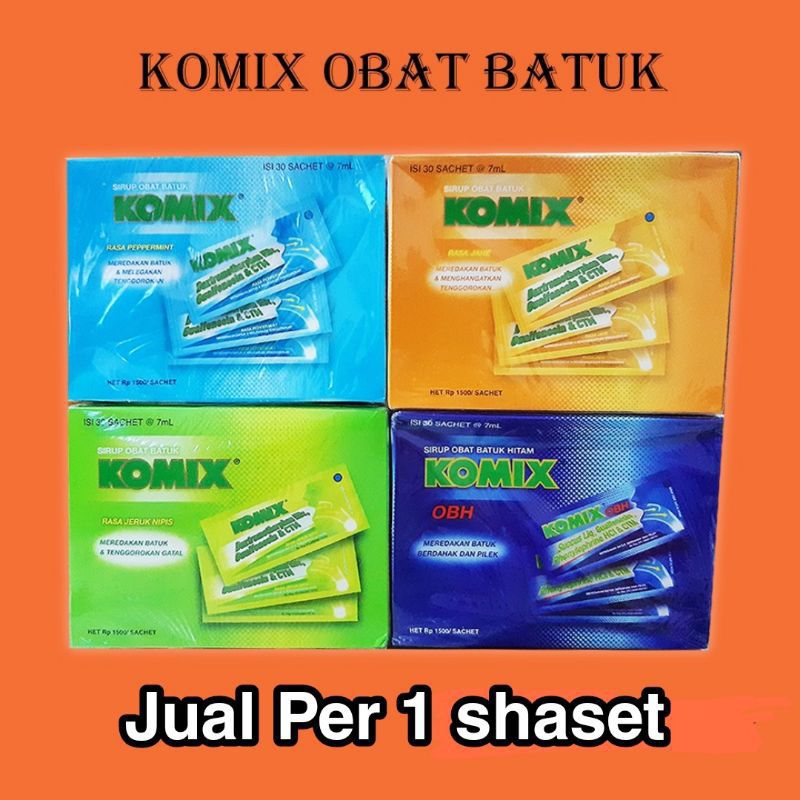 komix obat batuk 1 saset | 蝦皮購物