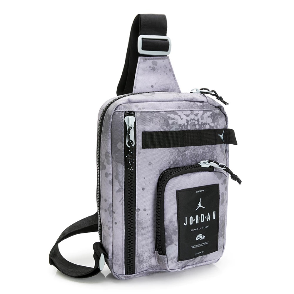 NIKE Jordan 腰包 斜背包 運動包 斜跨包 喬丹 JORDAN HESI 灰 | 蝦皮購物