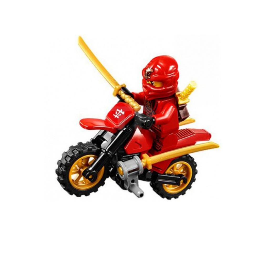 二手 LEGO 樂高 70750 70745 旋風忍者 Kai + Bike NJ11 | 蝦皮購物