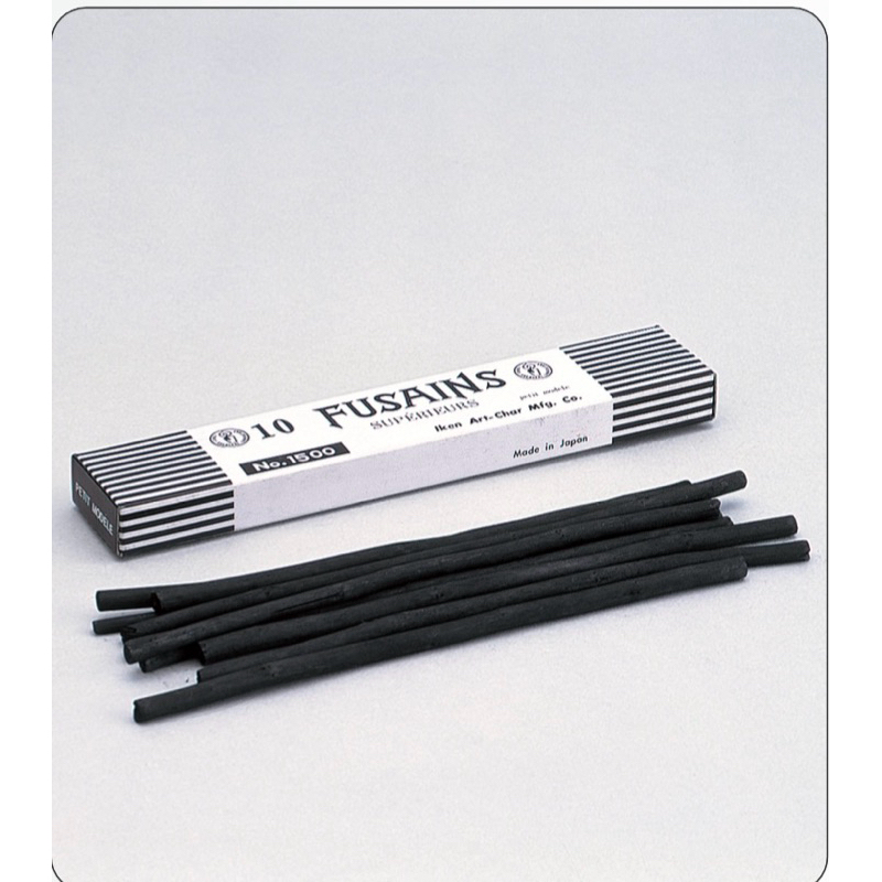 板橋酷酷姐美術 日本lken伊研炭筆No.1500高耐熱柳木 細軸（10支入） | 蝦皮購物
