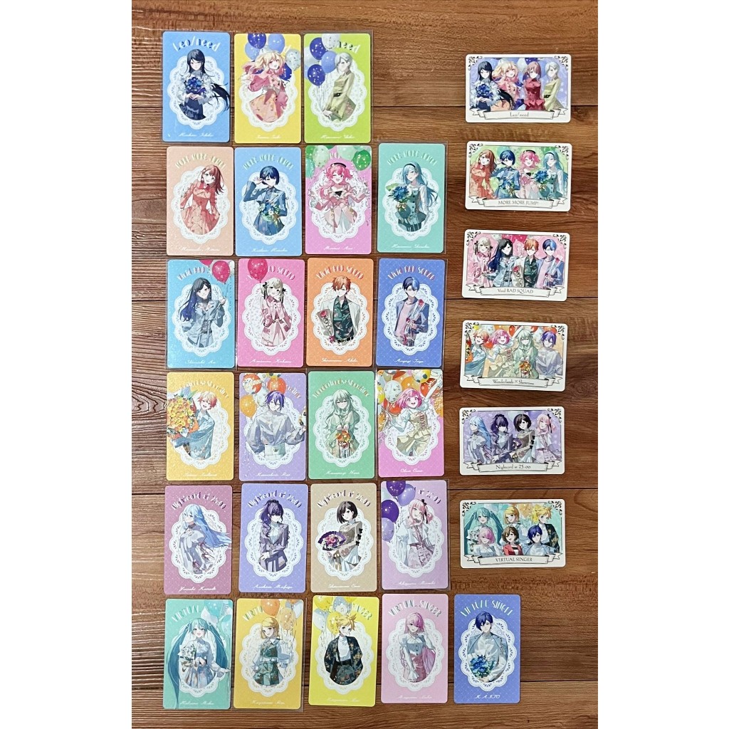 【正版】プロセカ pjsk 世界計畫 感謝祭 四周年 VBS WS 25時 小卡 奏 瑞希 冬彌 彰人 類 司 真冬 寧 | 蝦皮購物